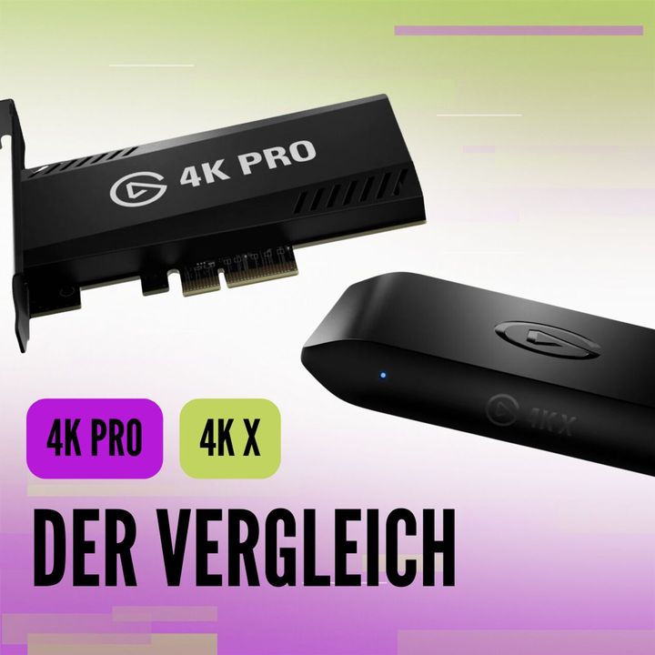 Elgato 4K Pro und Elgato 4K X im direkten Vergleich
