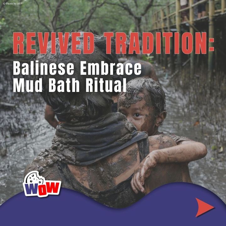 Revived Tradition: Balinese Embrace Mud Bath Ritual