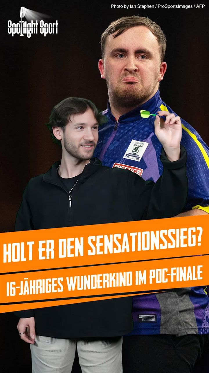Wie David gegen Goliath: Warum das Finale der Darts-WM 2024 legendär wird Wie David gegen Goliath: Warum das Finale der Darts-WM 2024 legendär wird