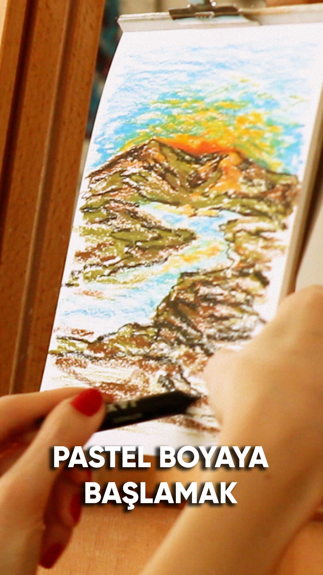 Tuval Üzerine Pastel Boya Kullanımı