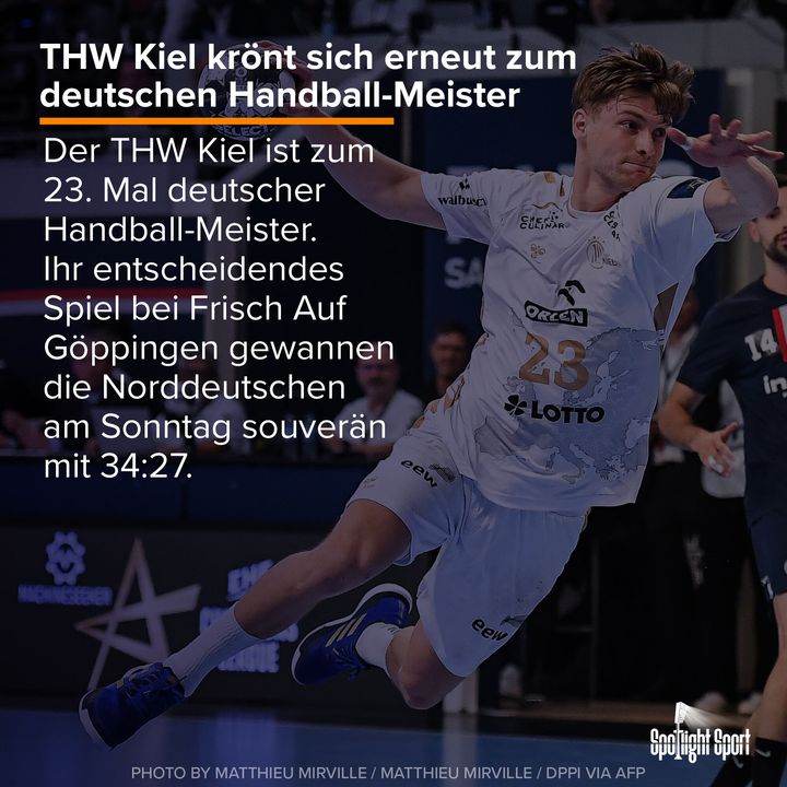 THW Kiel krönt sich erneut zum deutschen Handball-Meister