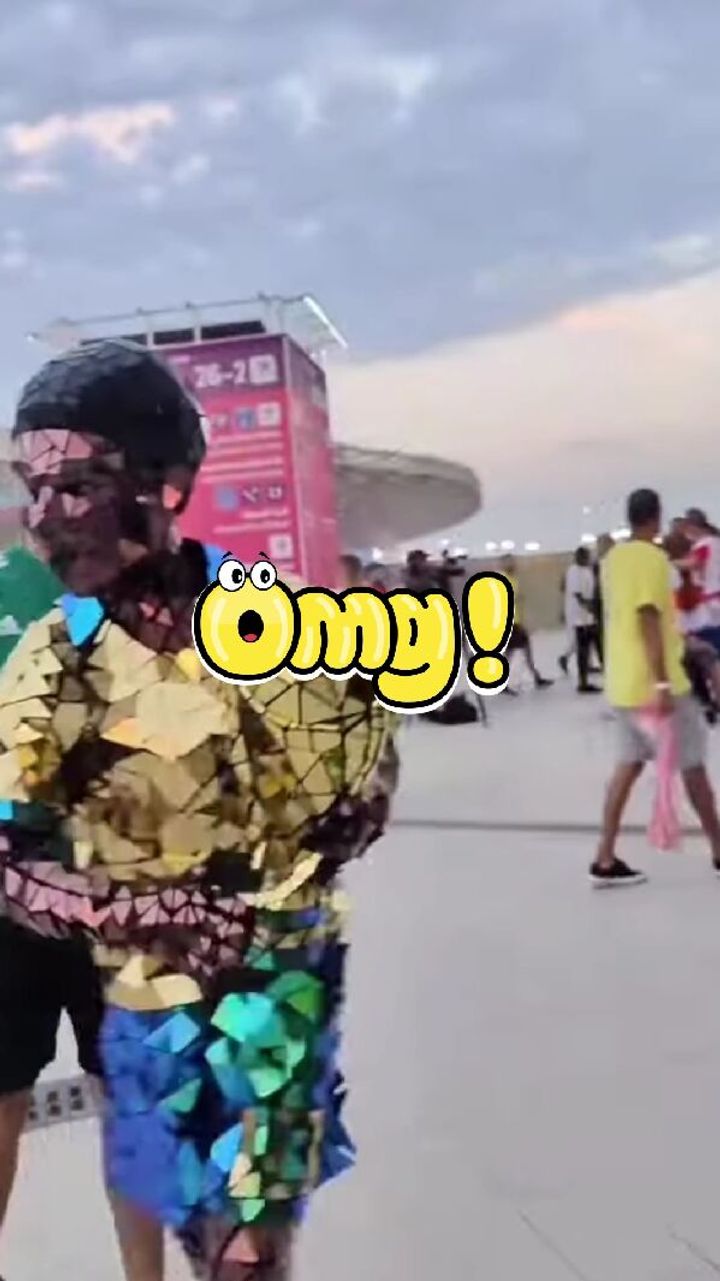 Verrücktes Outfit: Dieser Fan fiel bei der WM 2022 auf